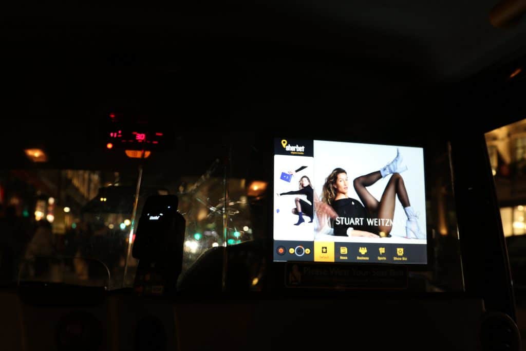 Stuart Weitzman Taxi Advertising Campaign - Sherbet London