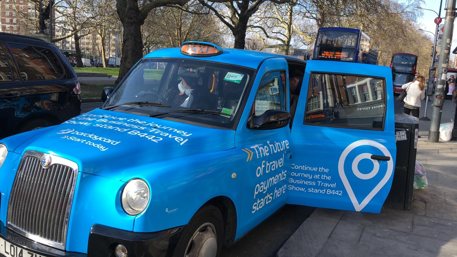 Barclaycard Taxis at Business Travel Show 2019 - Sherbet London