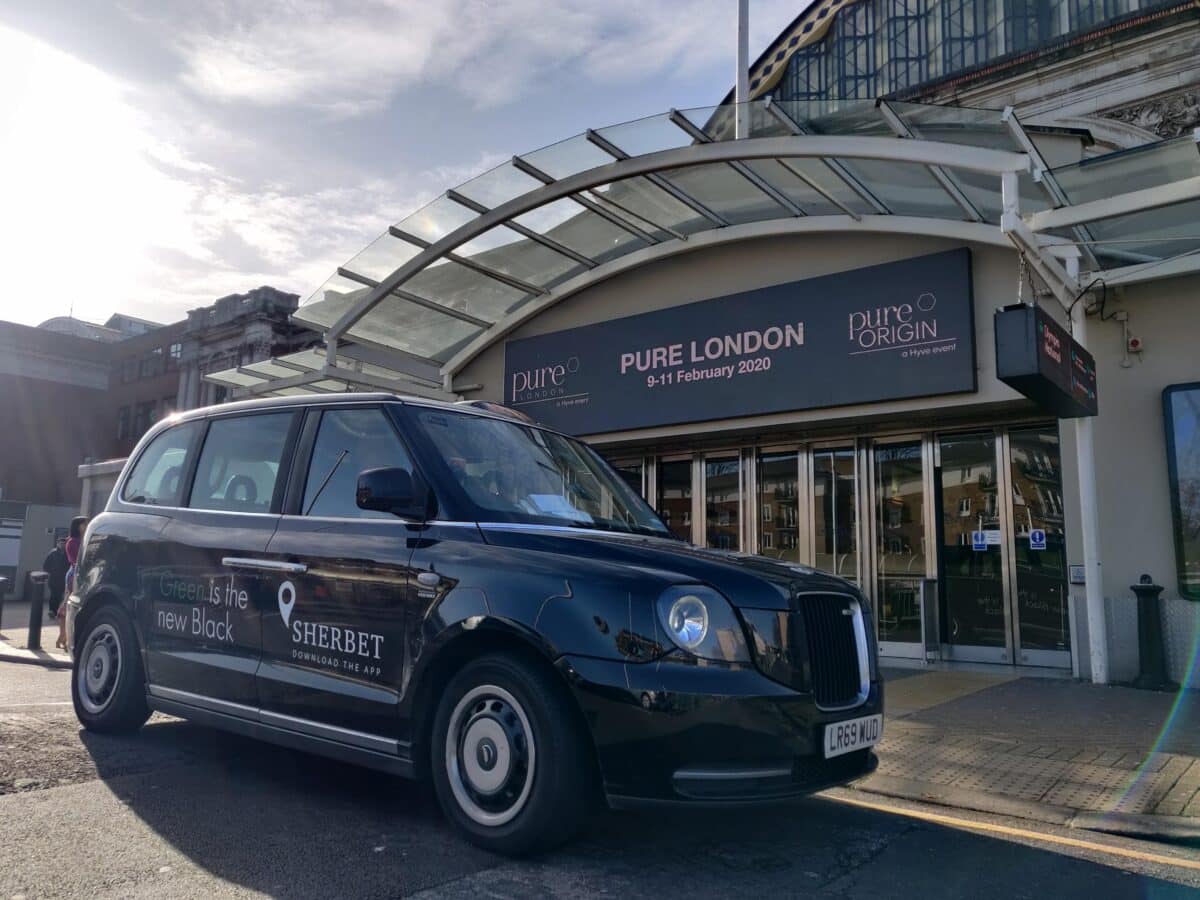 Sherbet Ride Taxis at Pure London Show - Sherbet London