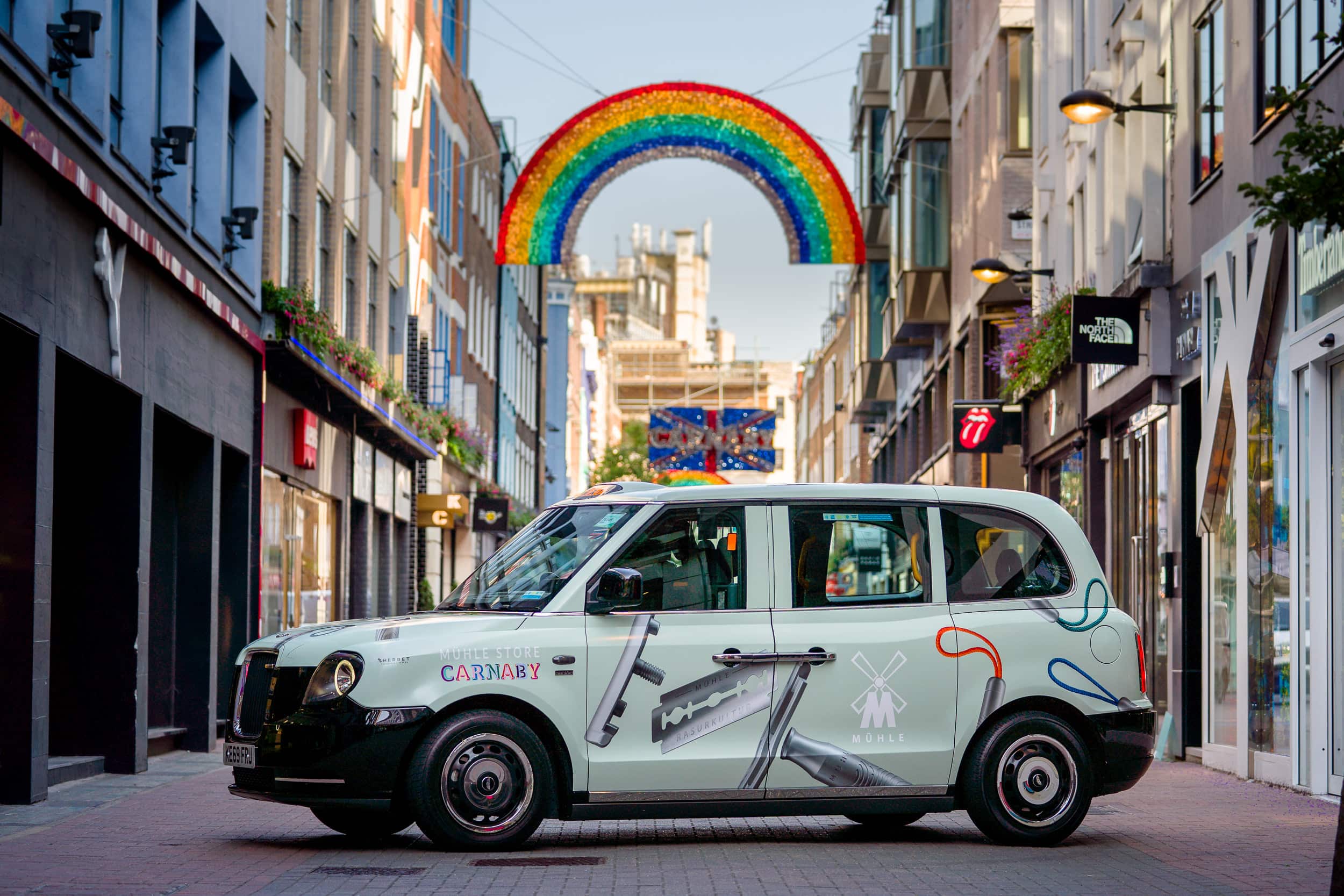 Mühle - Electric Taxi Advertising - Sherbet London