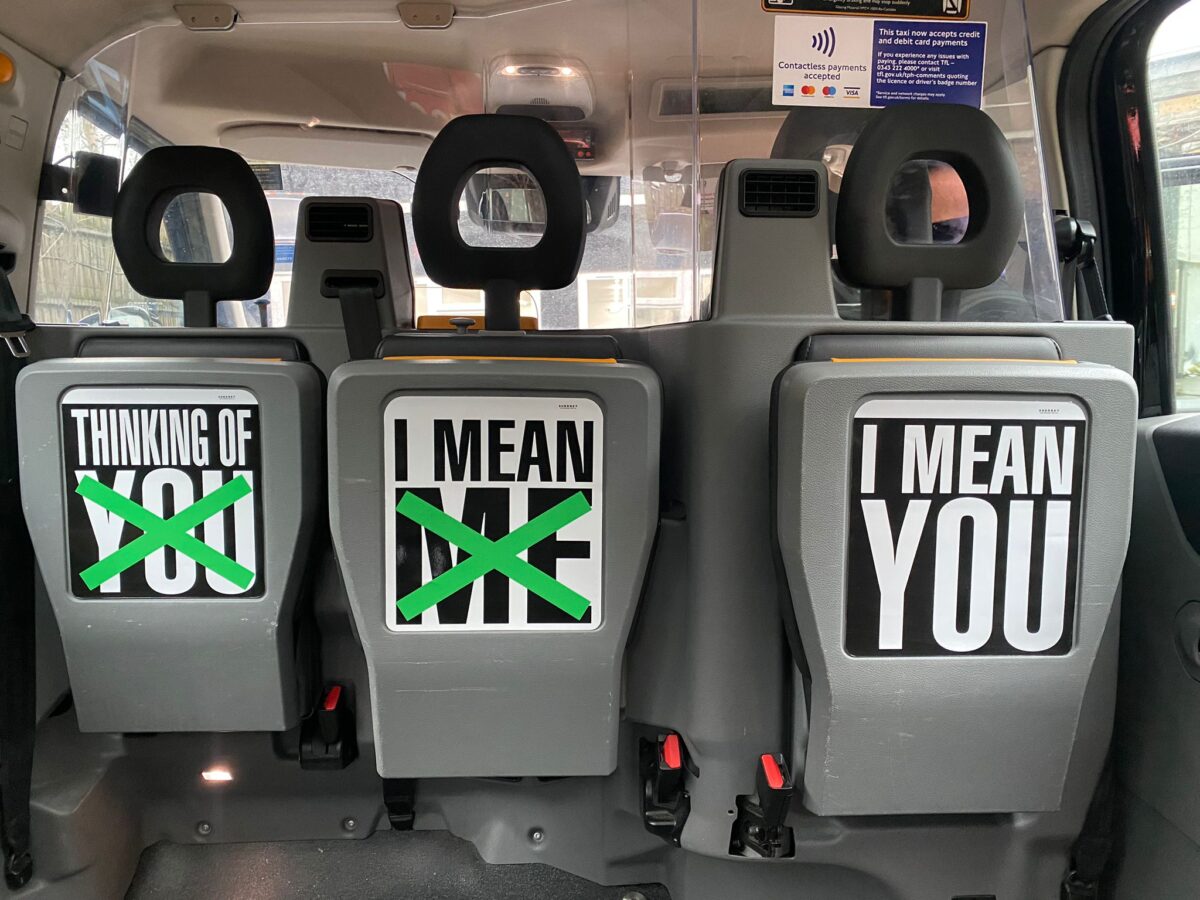 Electric Taxi TXE Tip Seats - Sherbet London