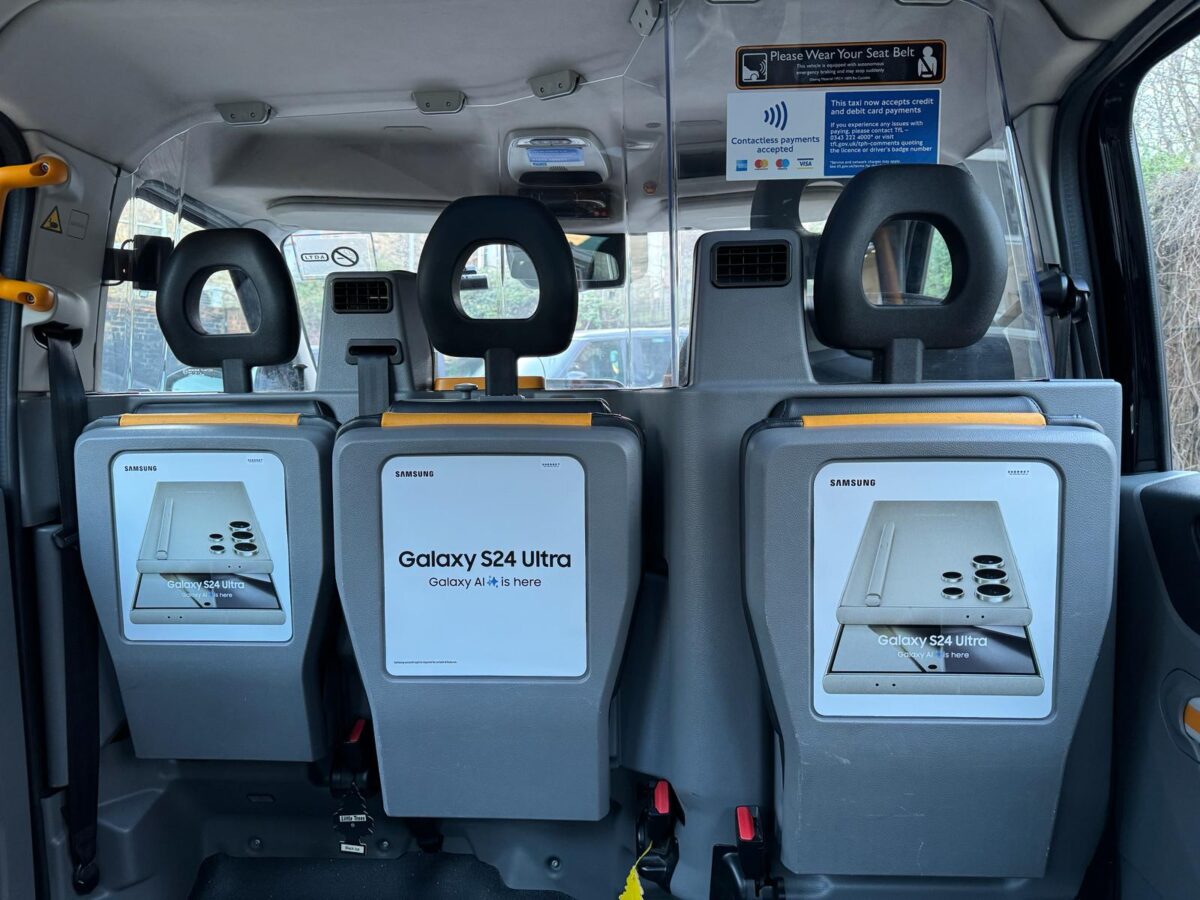 Electric Taxi TXE Tip Seats - Sherbet London