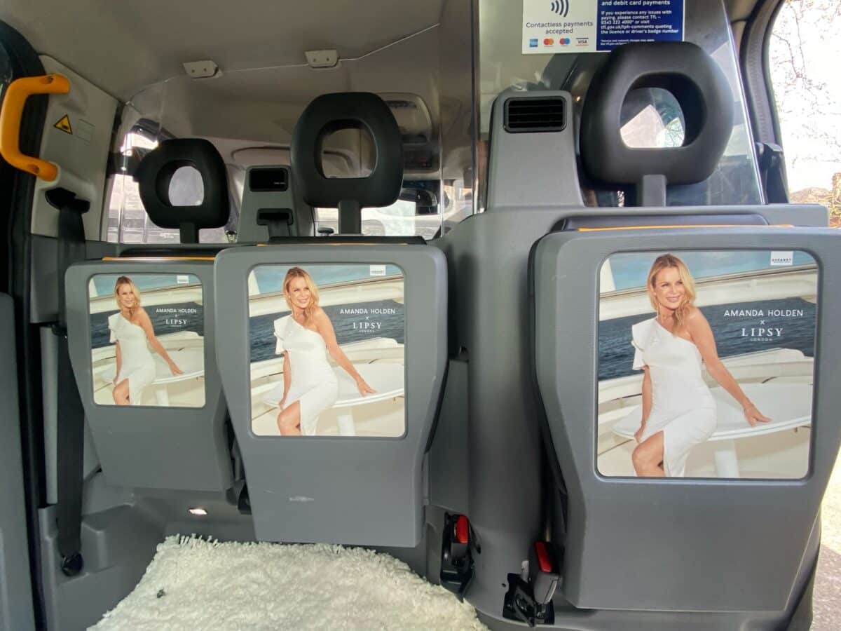 Electric Taxi TXE Tip Seats - Sherbet London